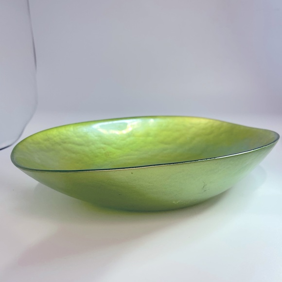 Accents | Arda Glass Turkey Green Iridescent 8x12decorative Bowl230 ...